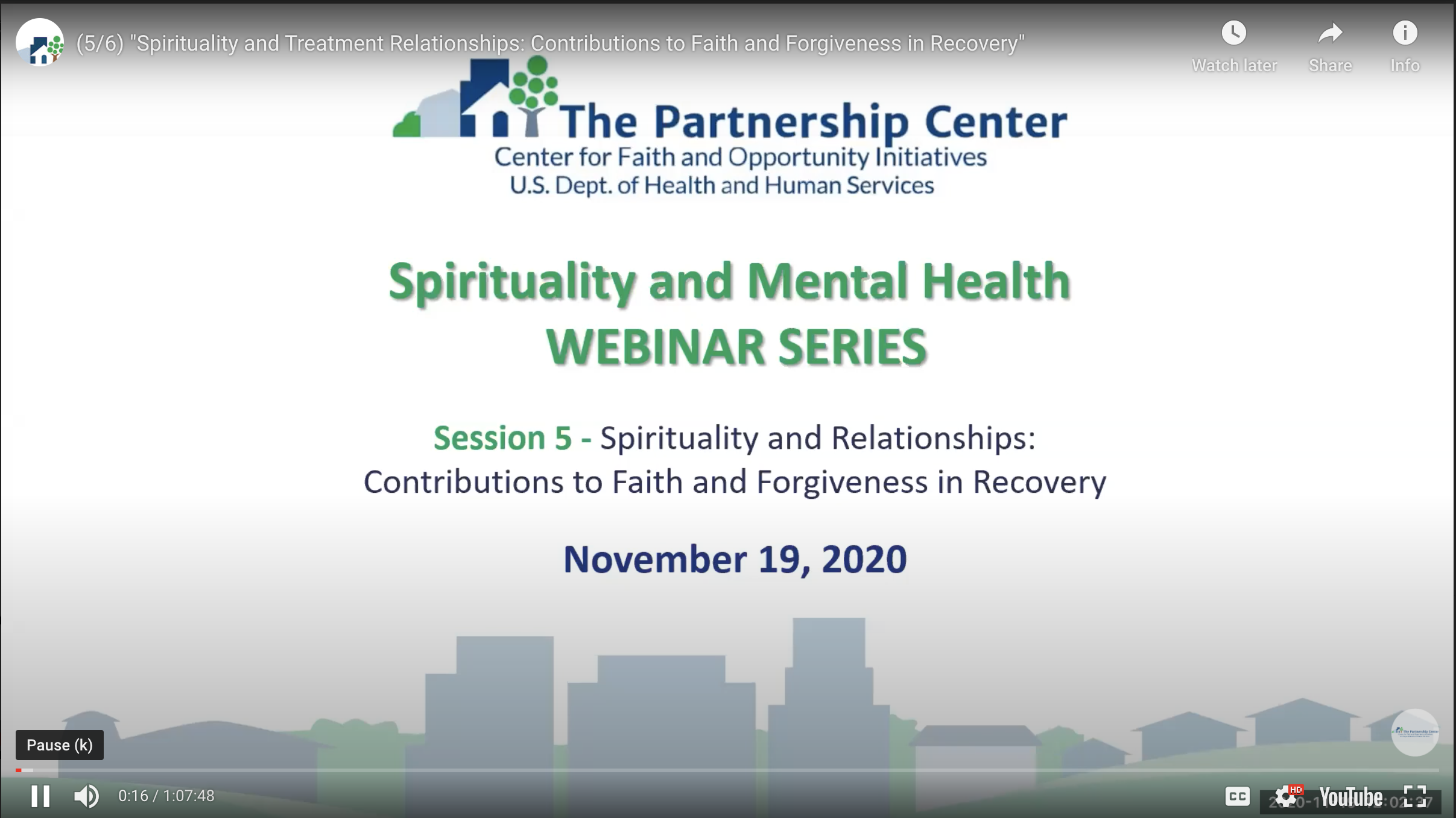 Spirituality and Relationships: Contributions to Faith and Forgiveness ...